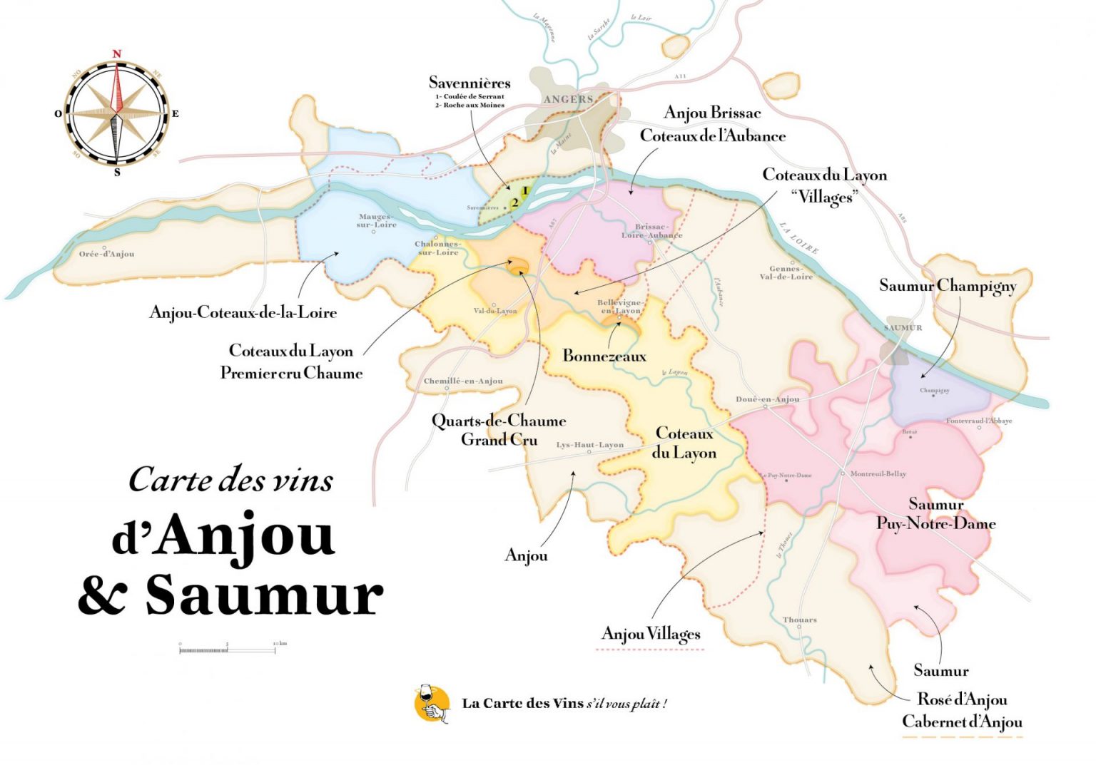 Le guide complet des vins de Loire - La Carte des Vins s'il vous plaît