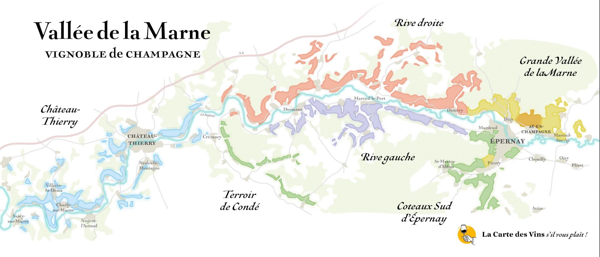 Le guide complet des vins de Champagne (+ Cartes de la région)